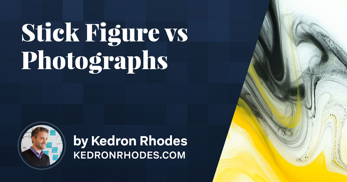 Stick Figure vs Photographs | Kedron Rhodes